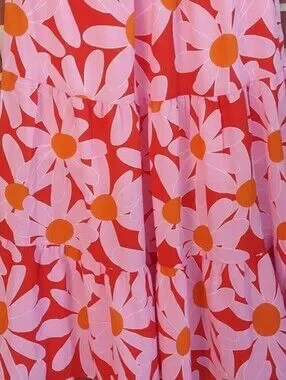 BTFBM | Dresses | Btfbm Floral Smocked Tiered Maxi Dress One Shoulder ...